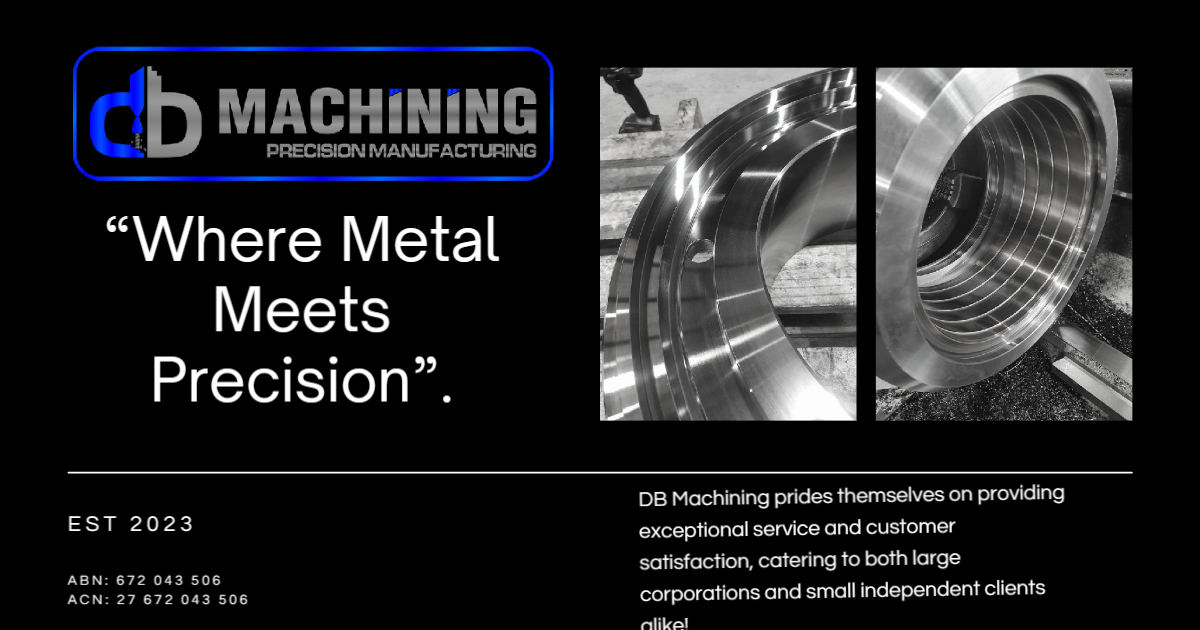 DB Machining Website 2024